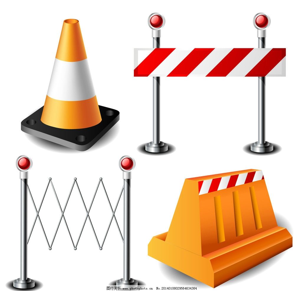 路障图片_促销展板_展板展架-图行天下素材网