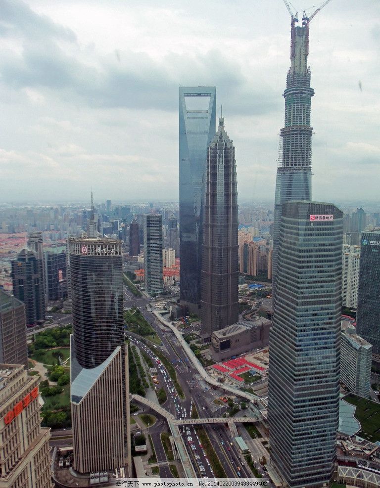 上海陆家嘴图片_环境设计_建筑空间-图行天下素材网